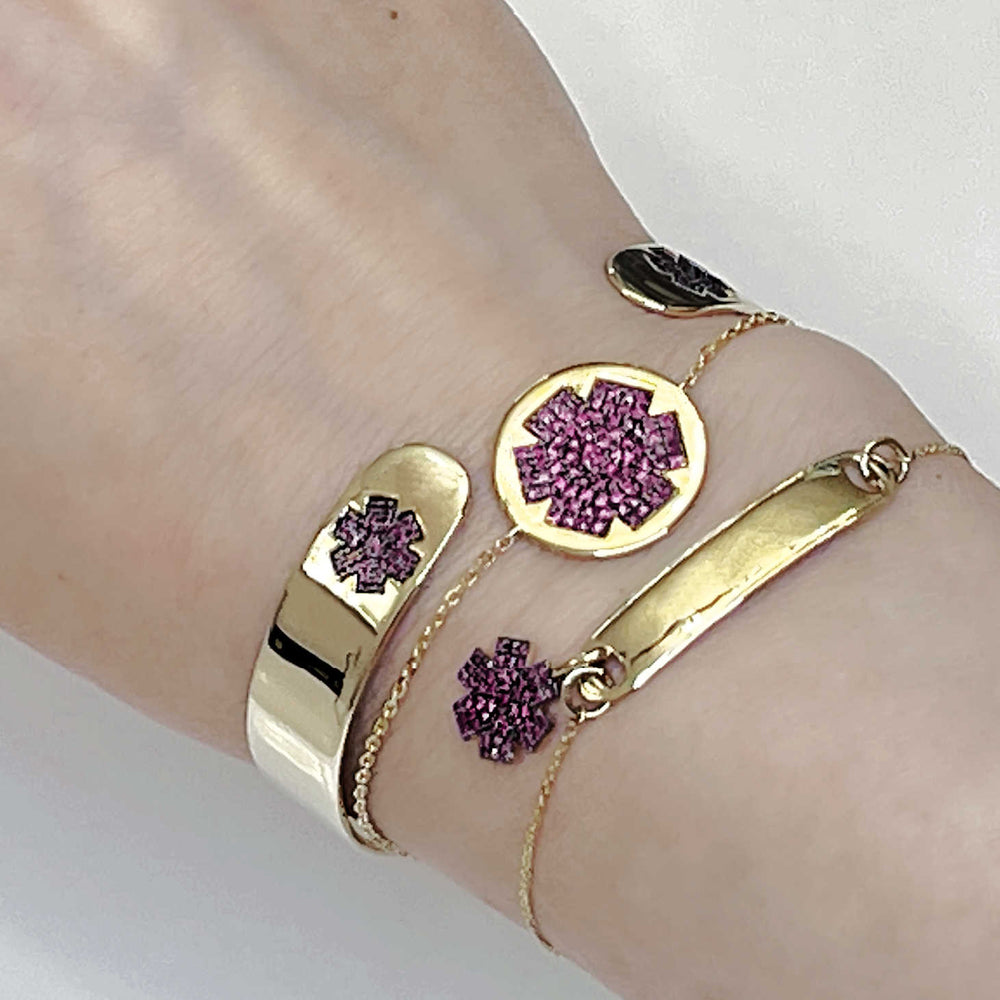 Solid Gold & Sterling Silver Medical ID Bracelets, Necklaces, & Charms ...