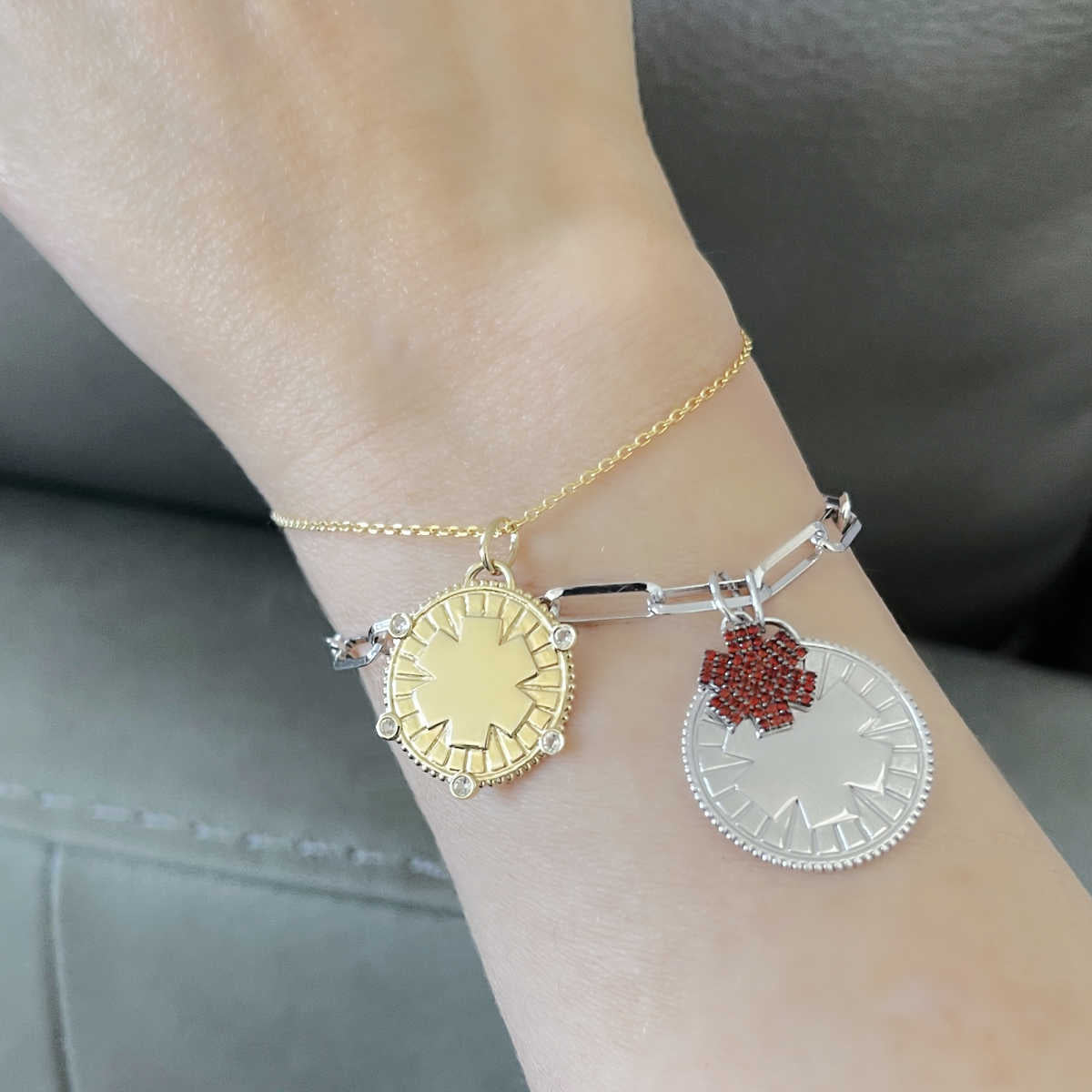 Solid Gold, Sterling Silver Medical Alert Bracelets, Necklaces, Charms ...